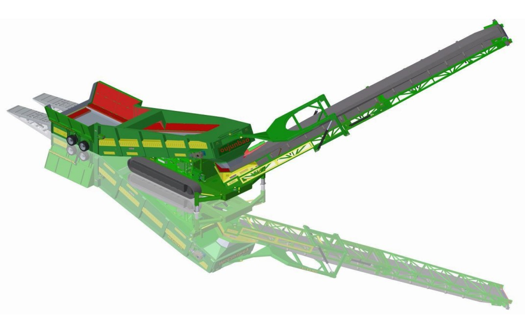 China JXLD-1000 Crawler Type Mobile Unloading Stacker suppliers ...